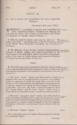 (1985) Amendments to the Indian Act: