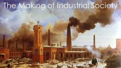 This picture shows the beginning of the industrial revolution where ...
