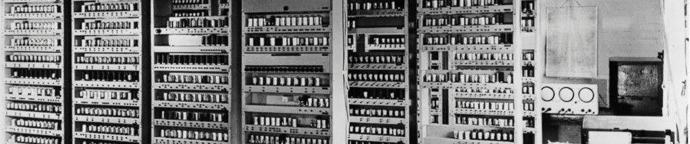 The EDSAC computer (Electronic Delay Storage Automatic Computer) circa ...