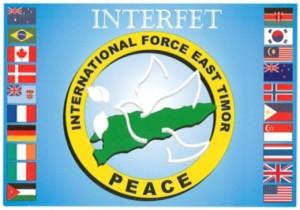 Above is the INTERFET logo.