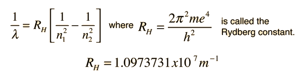 Rydberg Formula