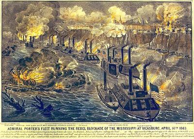 May 1861 - Lincoln orders naval blockade along the Atlantic coastline.