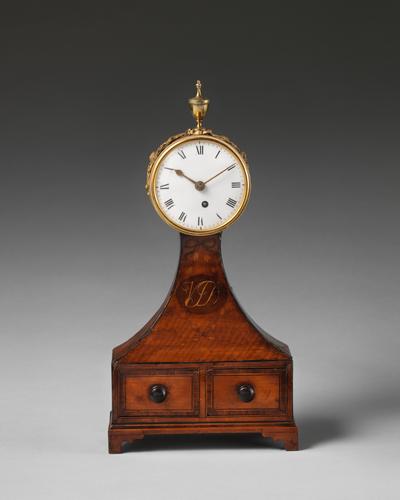 Balloon clock was invented in England around the late 18th to the early ...