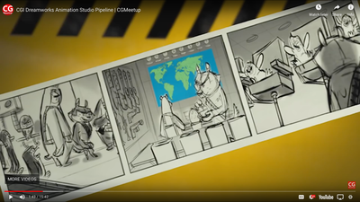 Story :The story department comes up with the script and draws ...