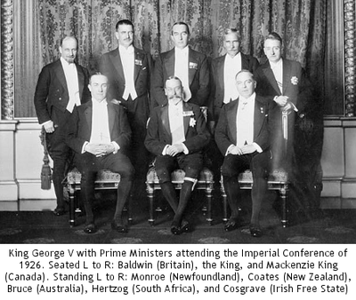 These are the people who helped in the Balfour Report.