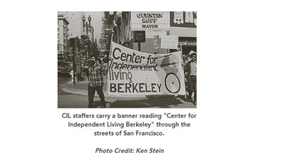 1972 - First Center for Independent Living was incorporated in Berkeley ...
