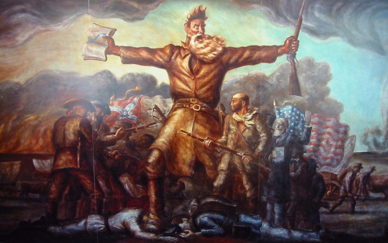 Depiction of John Brown's Raid