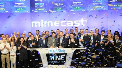 In 2015 , Mimecast (MIME) IPO'd on the NASDAQ.