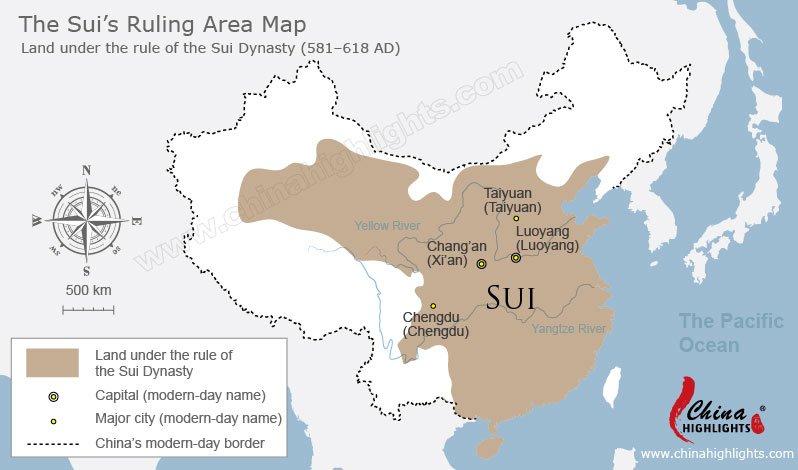 Sui Dynasty 581 C.E