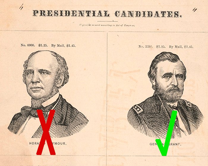Election of 1868 November 5, 1868