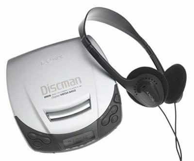 A Discman from the 80s