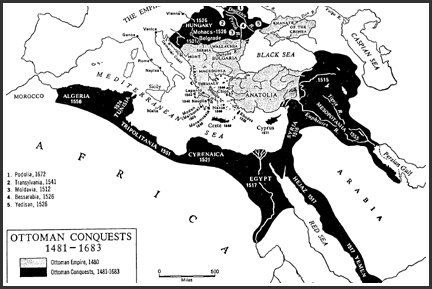 Ottoman Conquests prior to the formation of the Balkan States