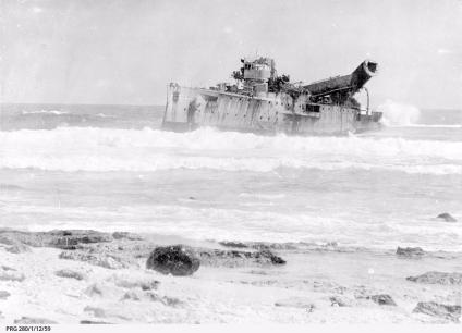 Wreck of the gunship 'Emden' [SLSA, PRG 280/1/12/59 ]