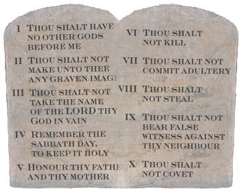 The Ten Commandments were important to the ancient Israelites as these ...
