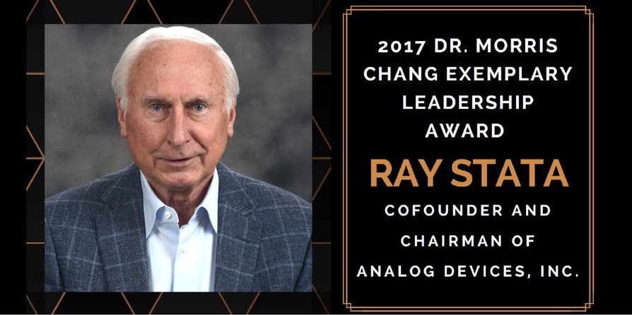 Ray Stata is the recipient of the 2017 Dr. Morris Change Exemplary ...