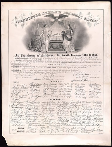 The 13th Amendment is ratified, formally abolishing slavery in the ...