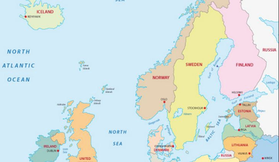 Countries of Northern Europe include...