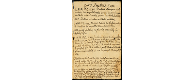 Legal Notes taken by John Adams while he worked as a defense attorney ...