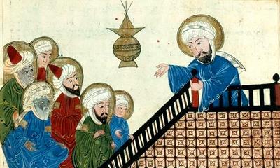 Muhammad begins preaching