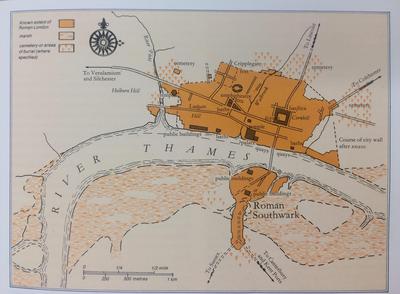 Map of Roman London