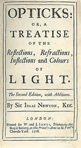 Isaac Newton's first published work