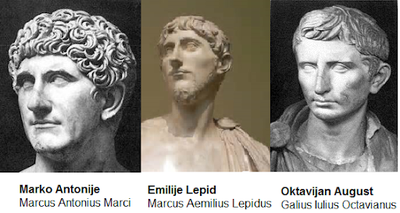 DRUGI TRIJUMVIRAT- 43.g.pr.Kr.