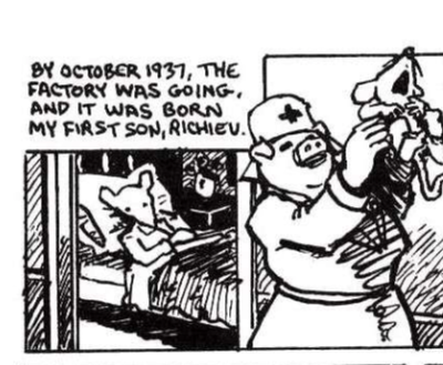 1937 October: Richeu, Vladek and Anja's first son was born.