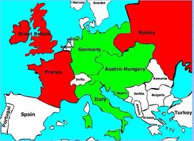 The Triple entente was made up of three countries, France, Great ...
