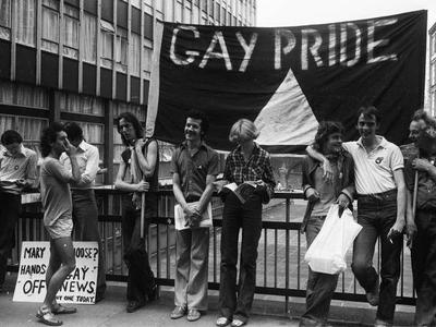 July 4, 1977 Members of the Gay Liberation Movement