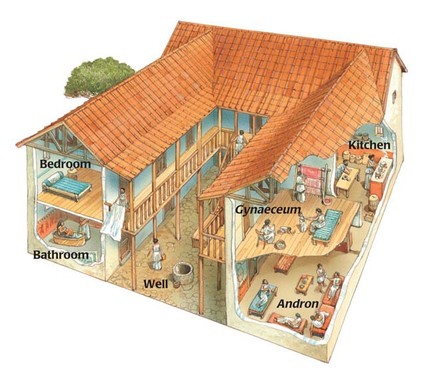 Wealthy Athenian house. Courtesy of www.q-files.com