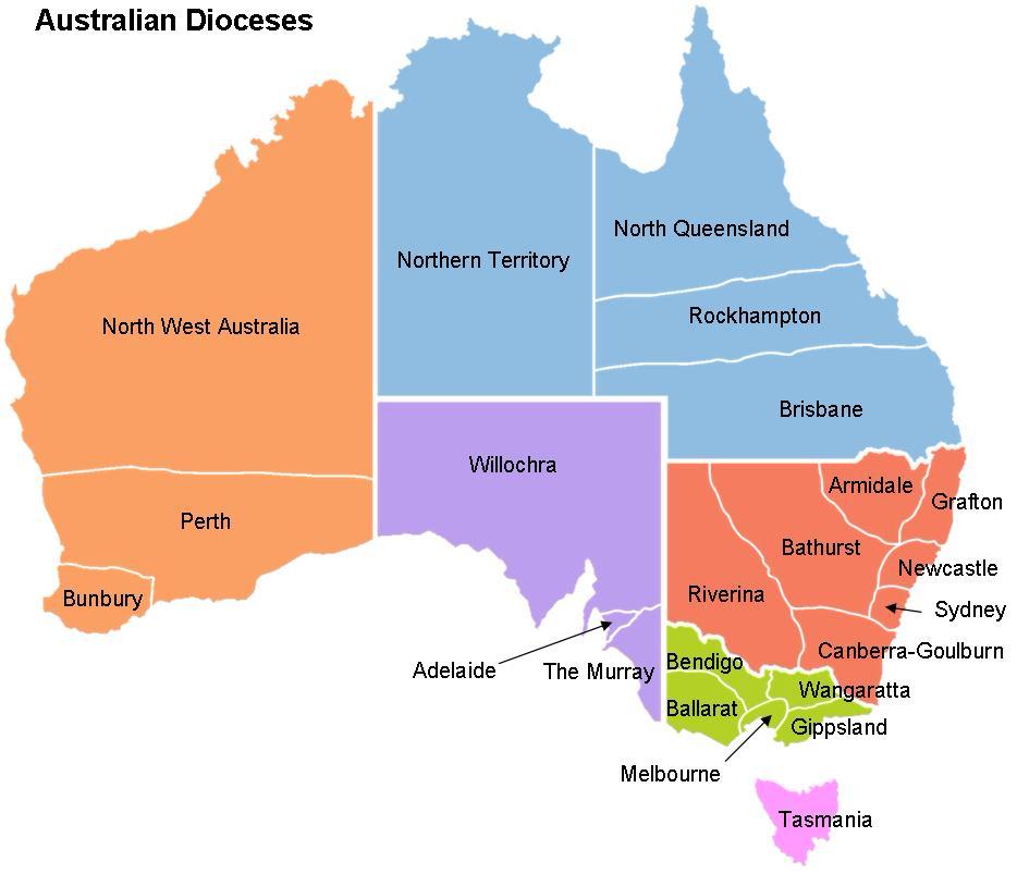 Australia's Largest Dioceses and Archdioceses