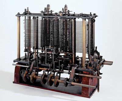 The Analytical Engine designed by Charles Babbage.