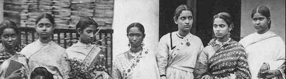 Annette Akroyd with her students of Hindu Mahila Vidyalaya. Source ...