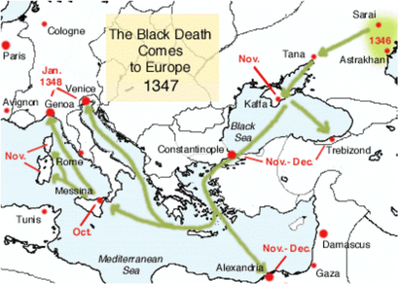 1679: The plague devastates central Europe.