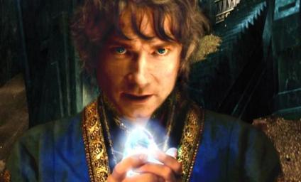 Bilbo finds the Arkenstone and gives it to Bard the Bowman to prevent war