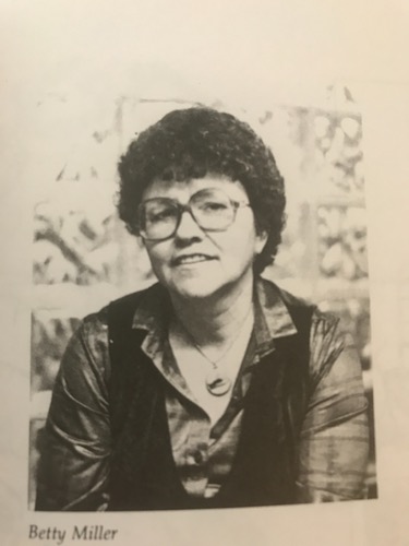 Betty Miller is the first Deaf artist to introduce the methodological ...