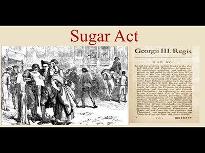 Sugar Acts, 1764