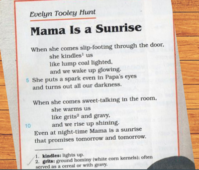 "Mama Is a Sunrise