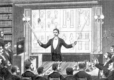 En 1893 Nicola Tesla hizo su primera demostración pública de ...