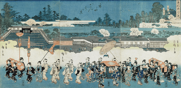 Processtions through Japan-History of International Relations. Ringmar.net