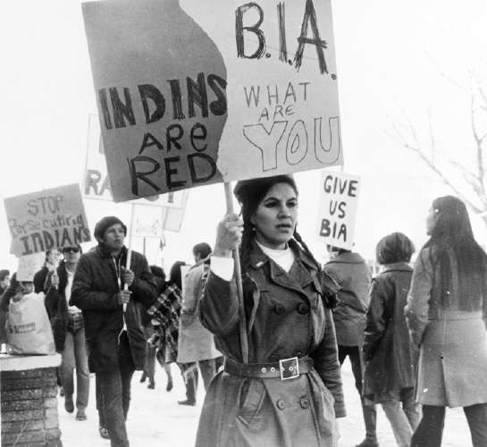 1972 AIM demonstrated a sit-in at the BIA in Washington