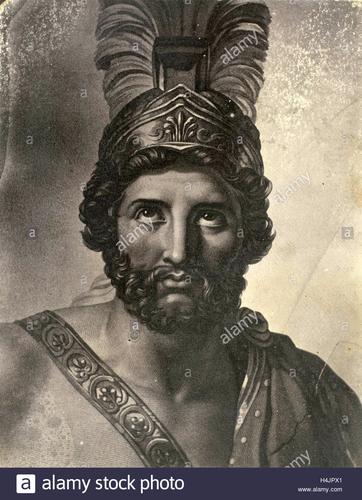 This what a Spartan king looked like.