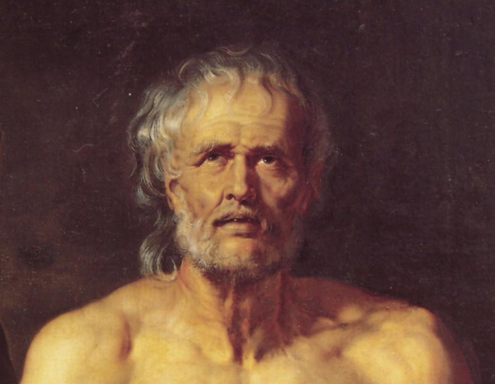 This is a picture Seneca the Younger. He was a stoic philosopher, he ...