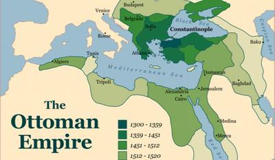 Ottoman Empire Timeline Map