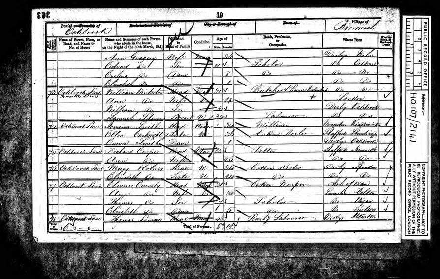 William Maynard (1760) marries Mary Hackney (1774) in 1797. They go on ...