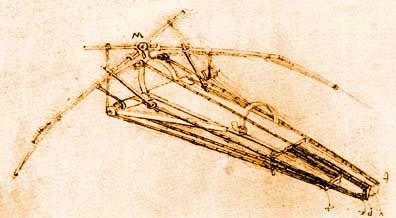 In 1490, Leonardo DaVinci made a idea for a man carrying airplane.