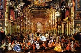 Here is a painting of people back in the Elizabethan Era dancing the ...