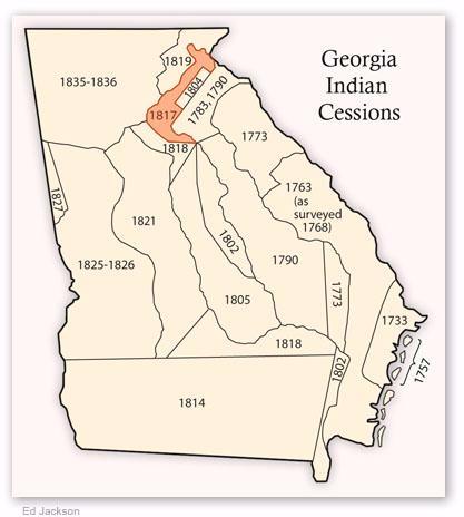 1817: Treaty of Cherokee Agency