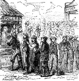 March 30 1855 Border Ruffians from Missuri entered Kansas during the ...