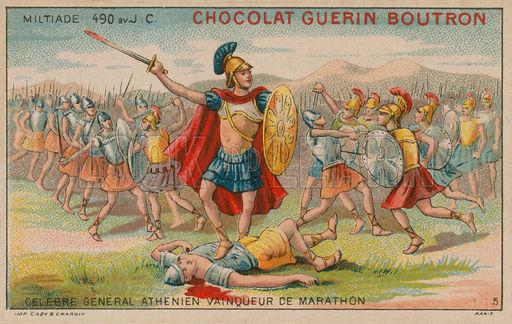 Militiades: Athenian commander during Battle of Marathin, first battle ...